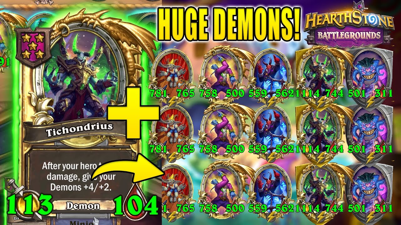 My Biggest Demons Build After This Patch At BG | Christian Hearthstone ...