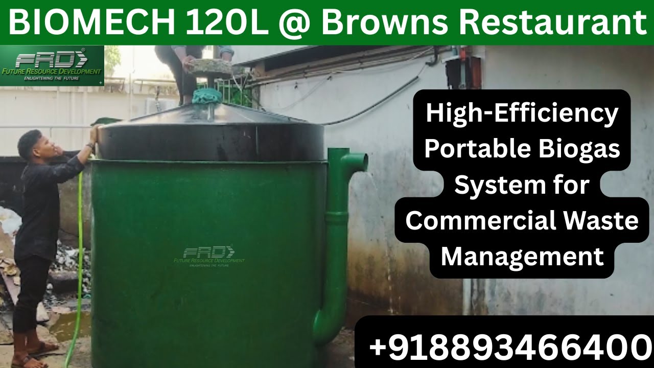 High Efficiency Portable Biogas System for Commercial Waste Management ...