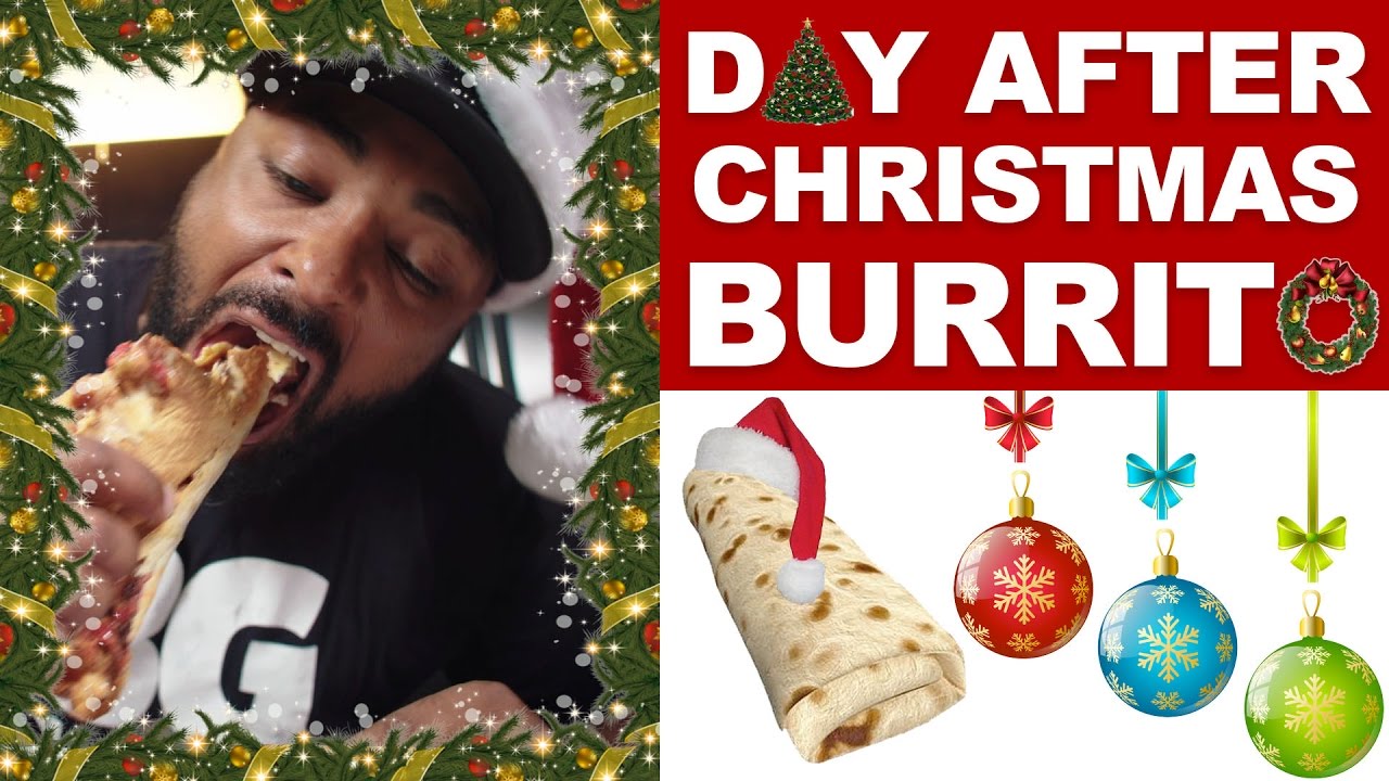 BlumGum does the Day After Christmas Burrito Challenge! - YouTube