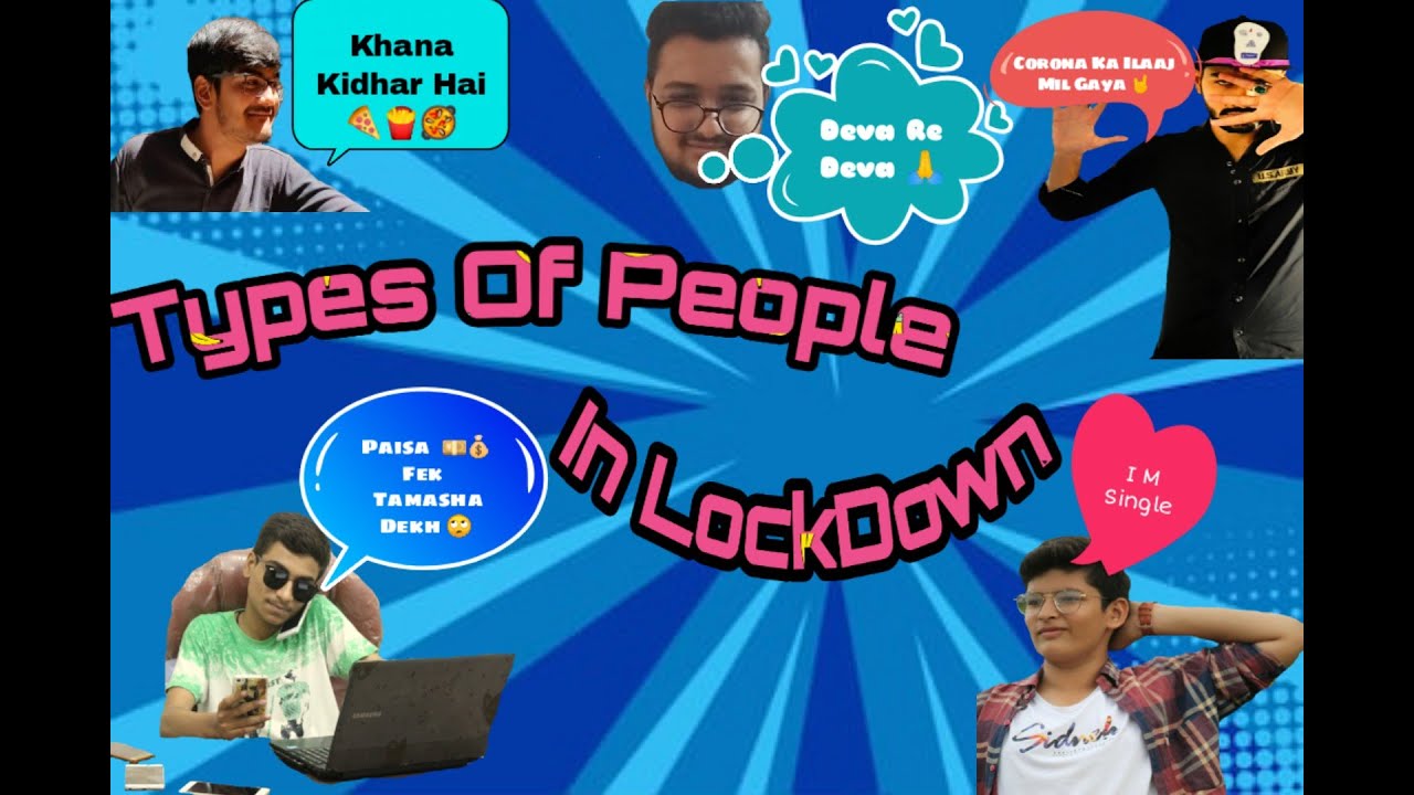 Types Of People During Quarantine - YouTube