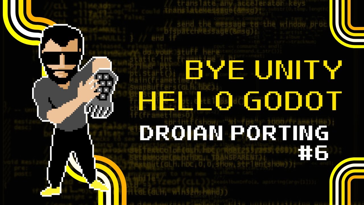 Droian Dev Dive: Coding Chaos, Coyote Jumps & Doors (Godot Engine Tutorial) - YouTube