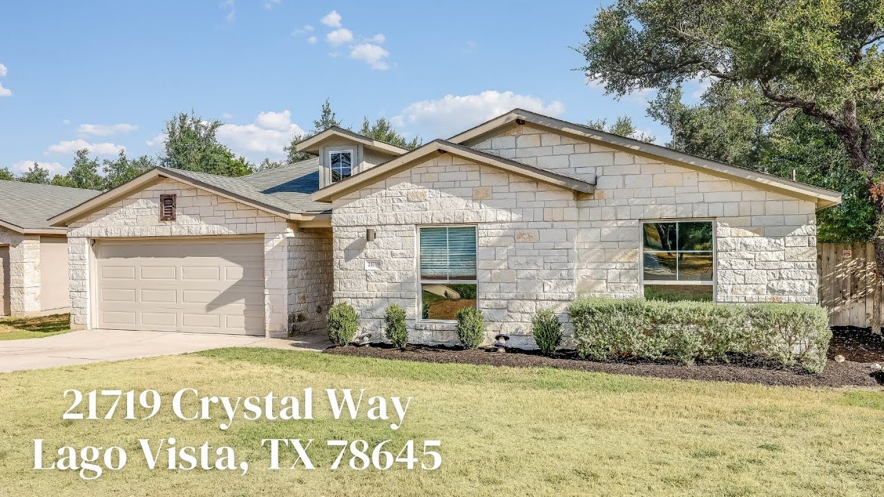 21719 Crystal Way | Lago Vista, TX 78645 - YouTube