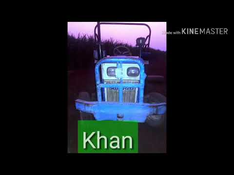 Swaraj 735 Modified with blue and red coulour - YouTube