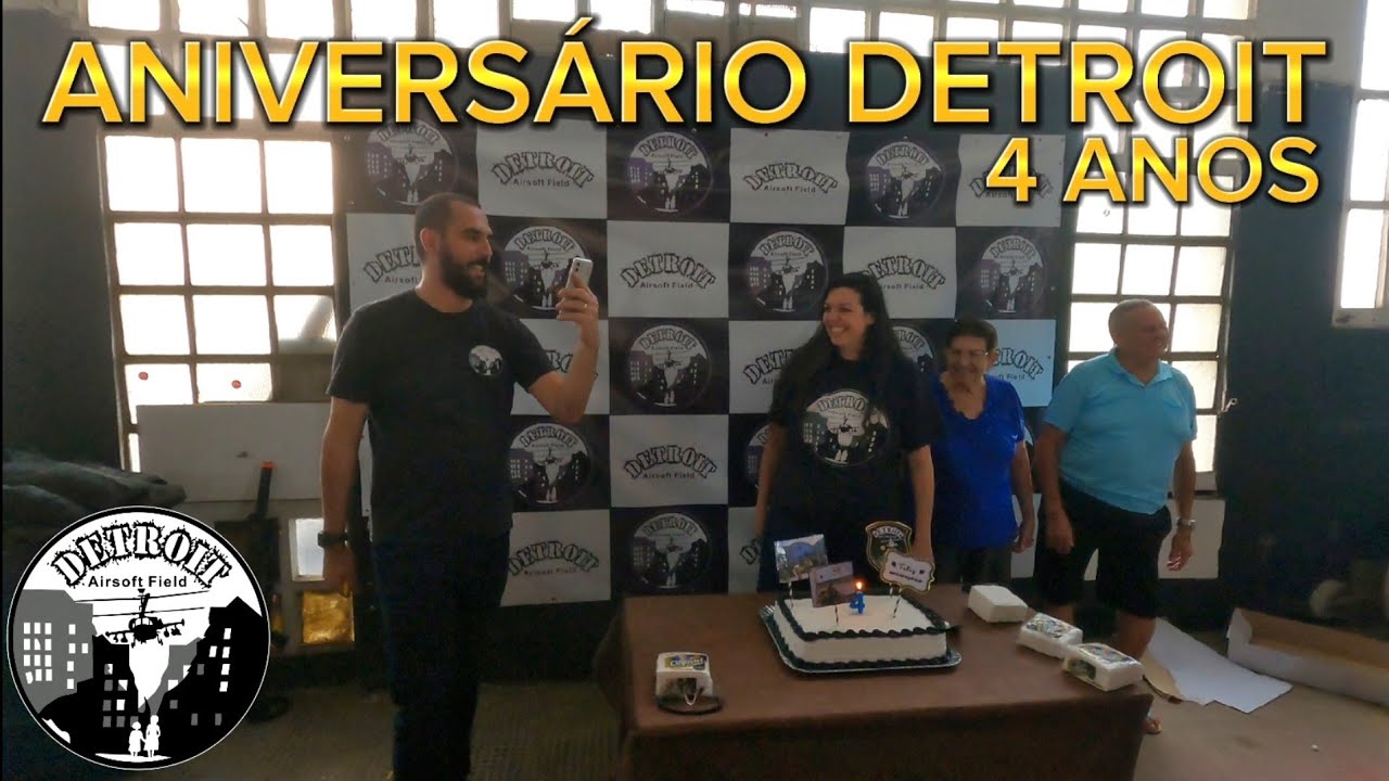 Aniversário de 4 anos do Detroit Airsoft Field , 400 operadores em ...