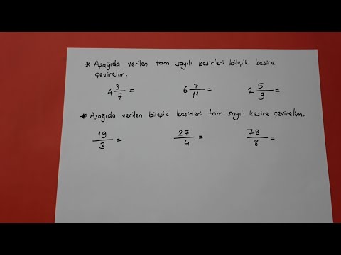 5.sınıf tam sayılı ve bileşik kesirlerin dönüştürülmesi @Bulbulogretmen #5sınıf #matematik #kesir