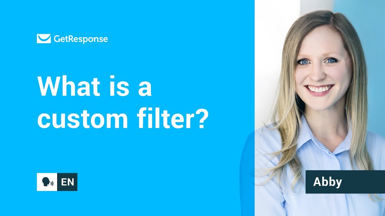 What is a custom filter? - YouTube