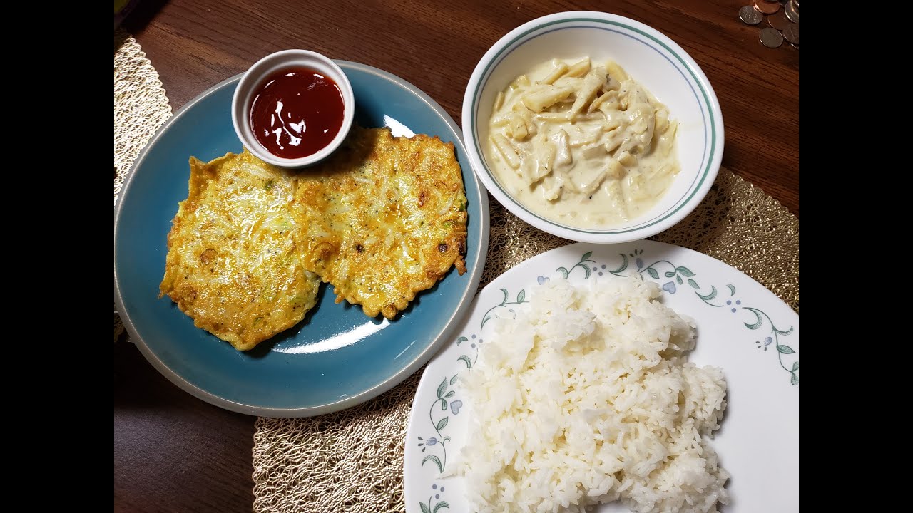 Yummy Omelet with tiny Silver Fish! - YouTube