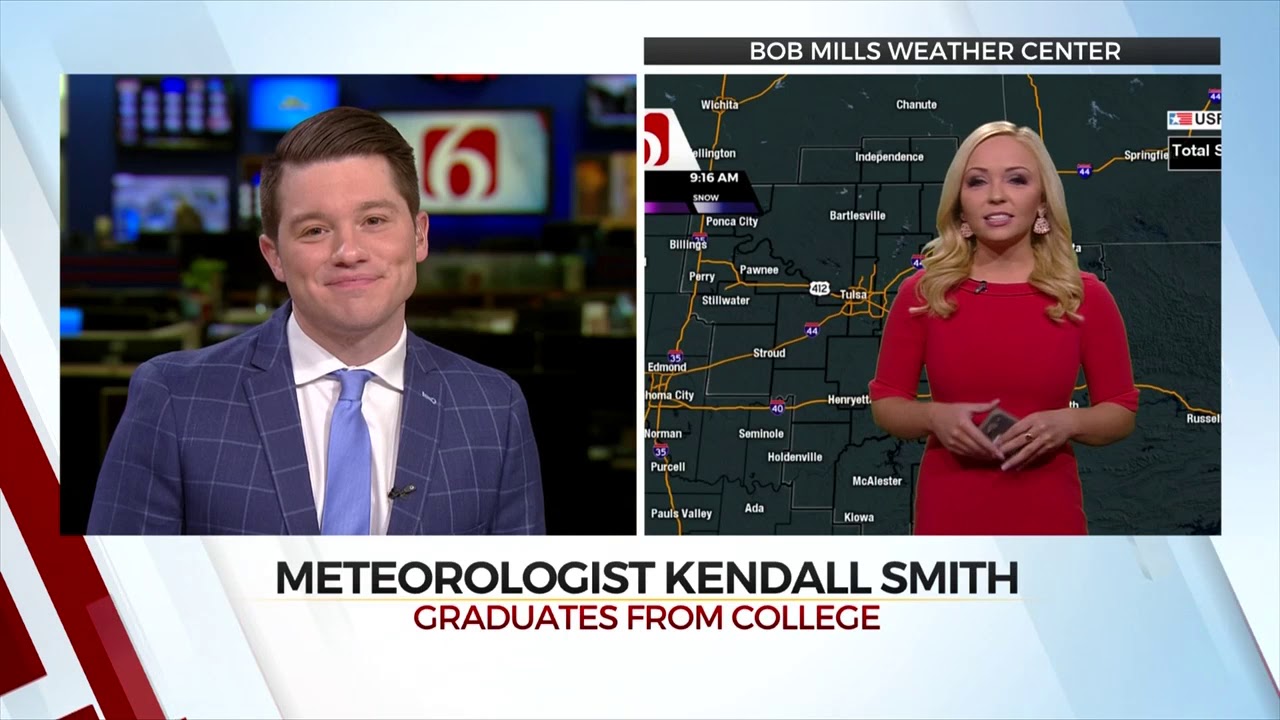 Meteorologist Kendall Smith Graduation Surprise - YouTube