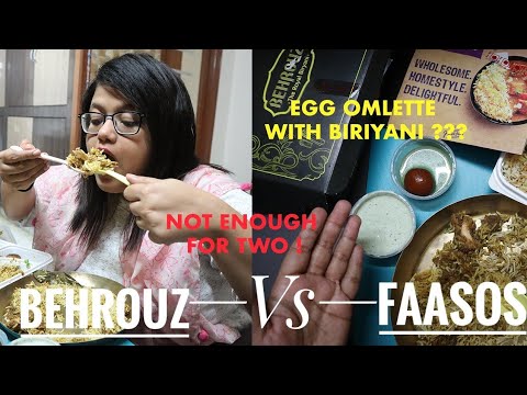 Behrouz Biryani vs Faasos Biryani | Biriyani Comparison | Biryani ...