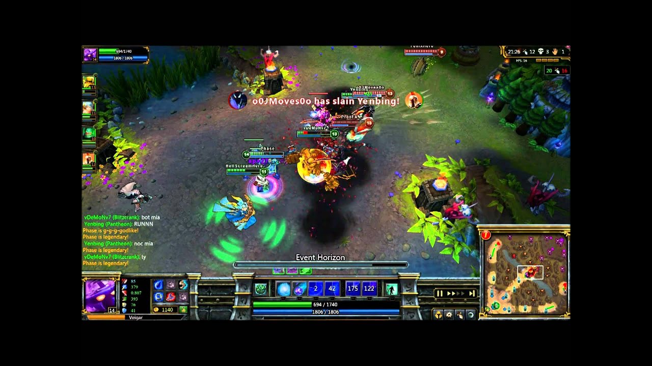 League Of Legends - Veigar Nuke-fest - YouTube