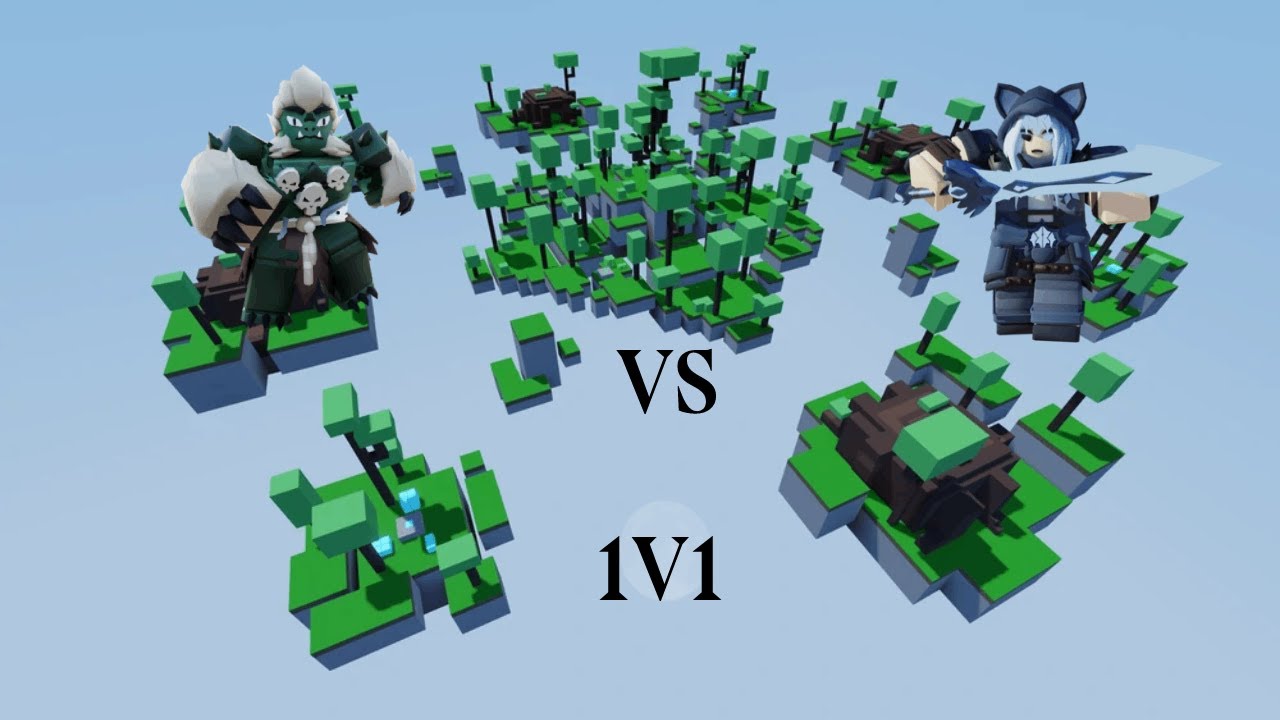 Bed Wars 1v1 Freiya V Crocowolf - YouTube