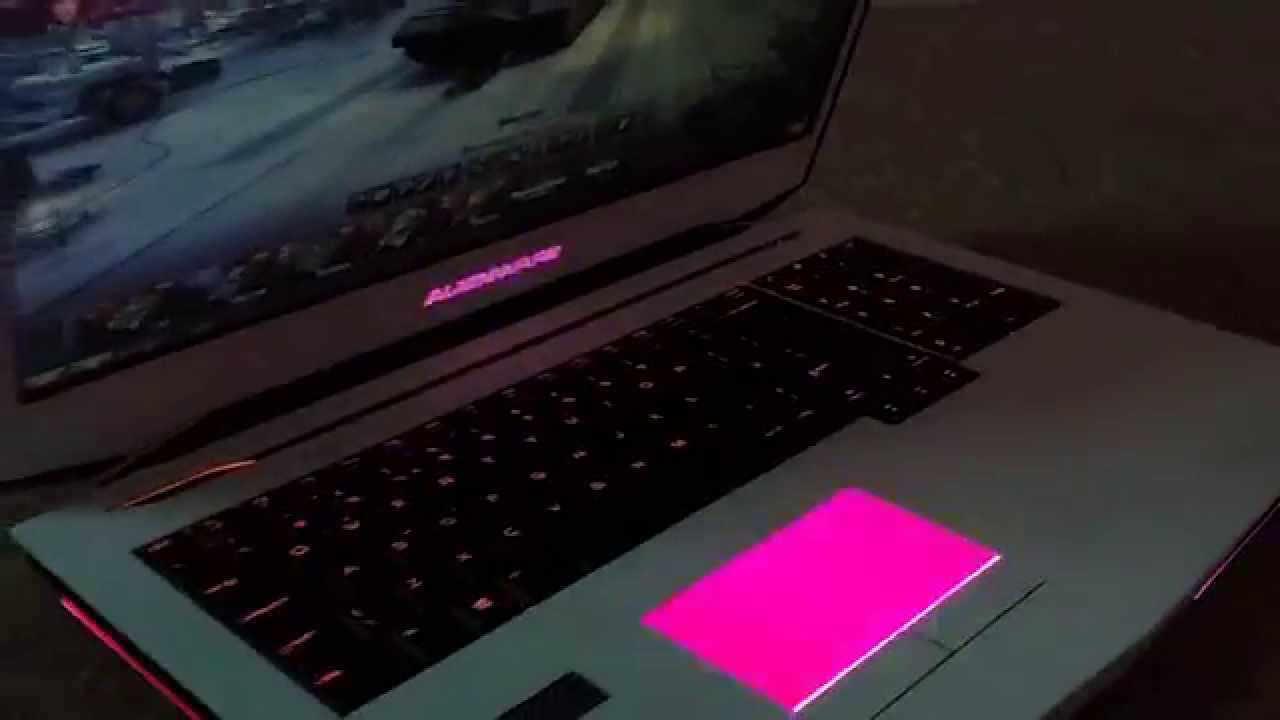 Alienware m17x r5 moded - YouTube