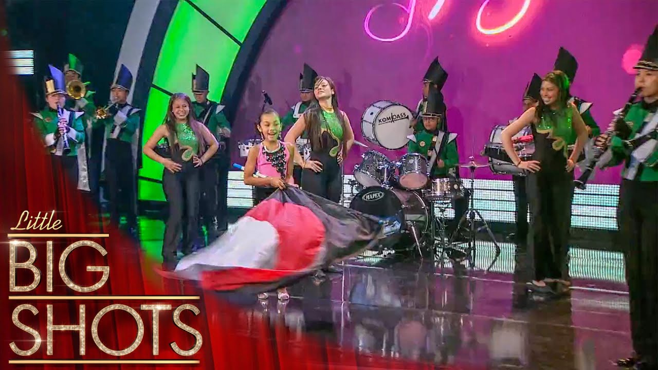 Valeria And Her Band Showcase Mesmerizing Flag Dancing! - YouTube