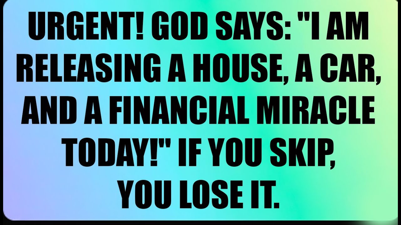 🔥GOD SAYS: THIS DIVINE RELEASE OF MIRACLES IS YOURS… | GOD MESSAGE ...