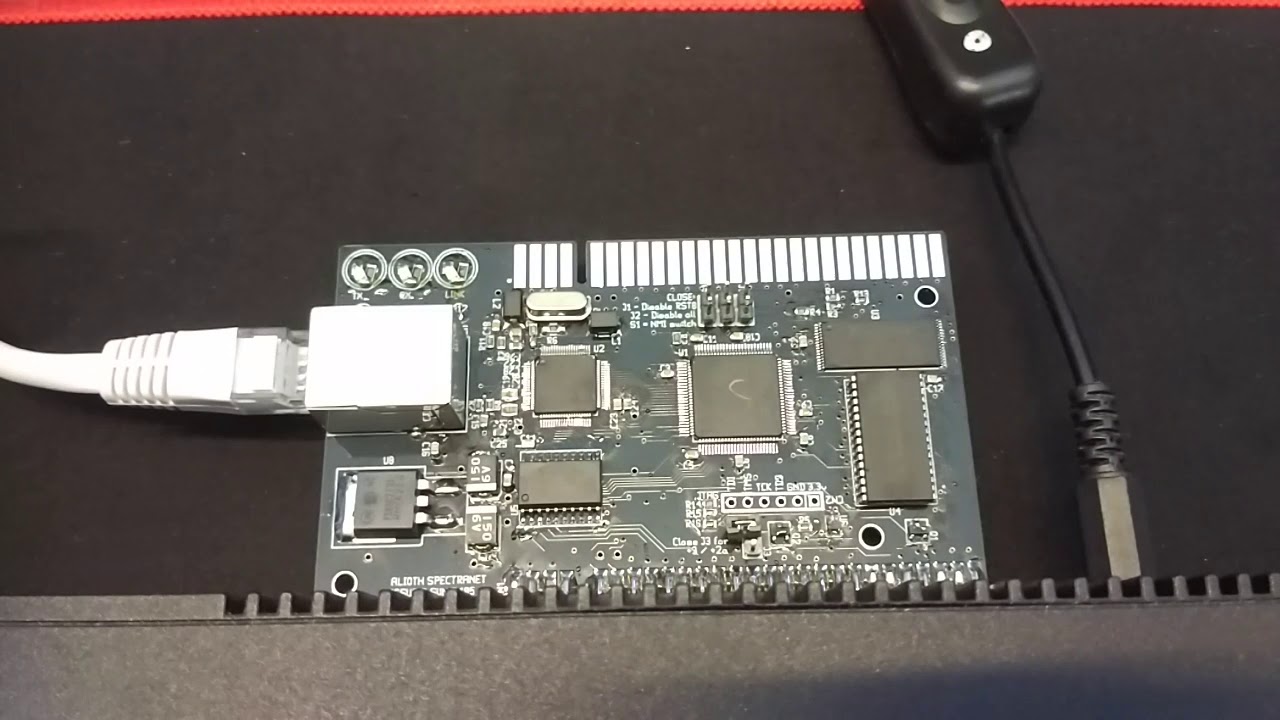 Spectranet first board first power on! EXCITING! - YouTube
