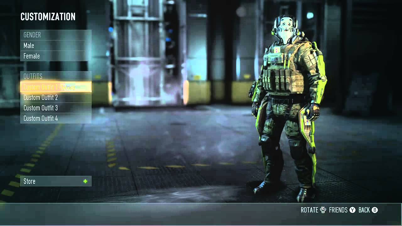 Call of Duty®: Advanced Warfare MY GEAR - YouTube