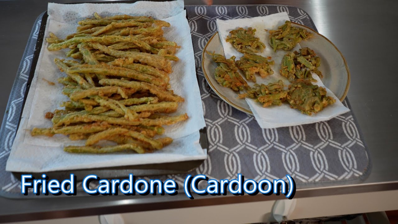 Italian Grandma Makes Fried Cardone (Cardoon) - YouTube