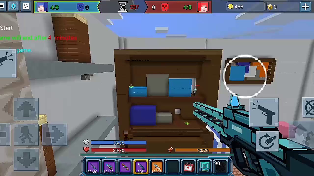Block Man Go's build and shoot !!!! - YouTube