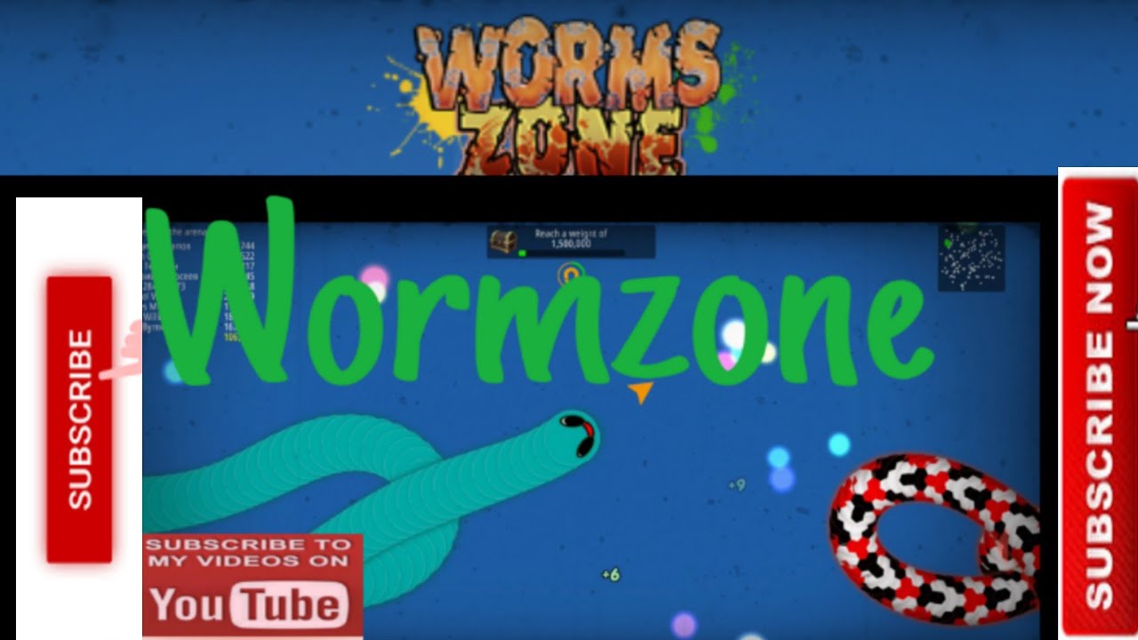 Wormzone game - YouTube