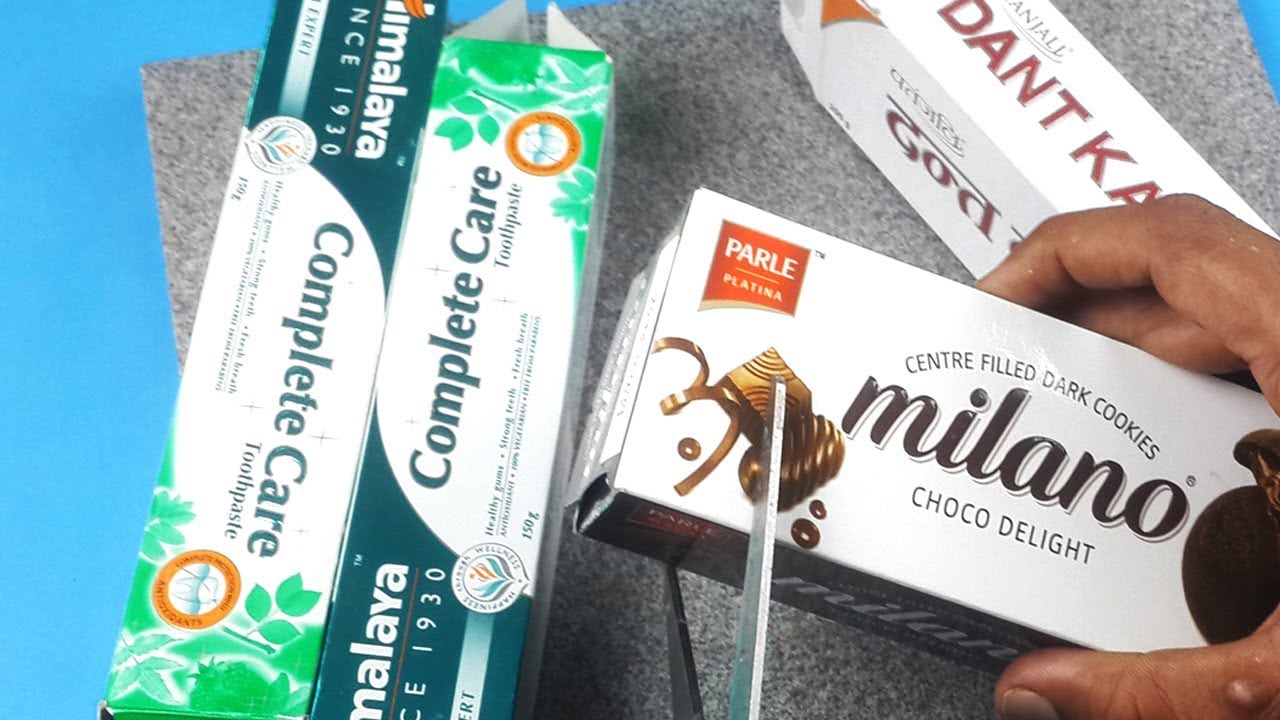 Amazing Way to Use Waste Biscuit/Toothpaste Box! Easy Best out of waste ...