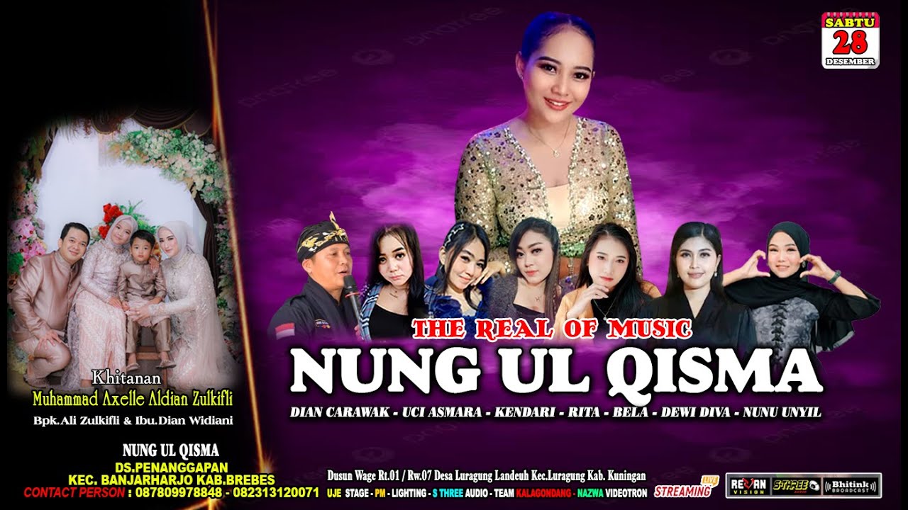 NUNG UL QISMA LIVE LURAGUNG LANDEUH KUNINGAN 28 DESEMBER 2024 MALAM ...