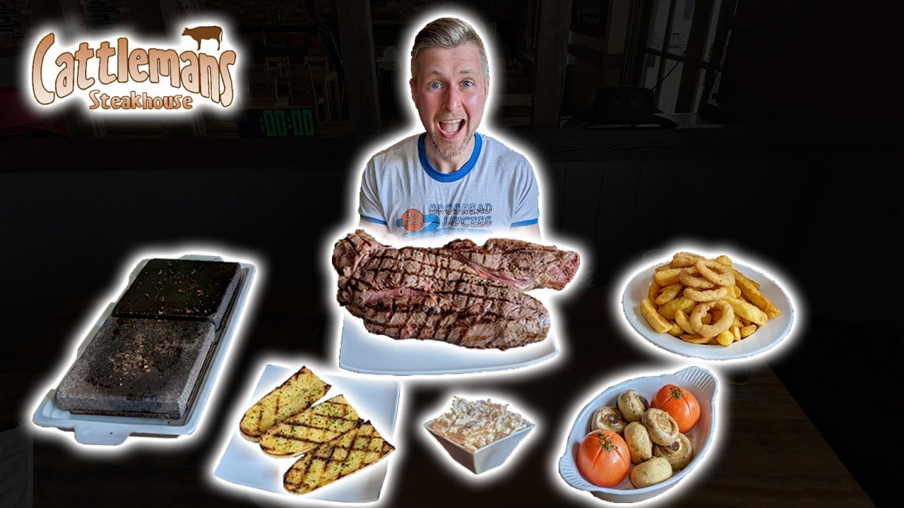 62oz STEAK & SIDES CHALLENGE NO ONE HAS DEFEATED! Cattlemans Steakhouse ...