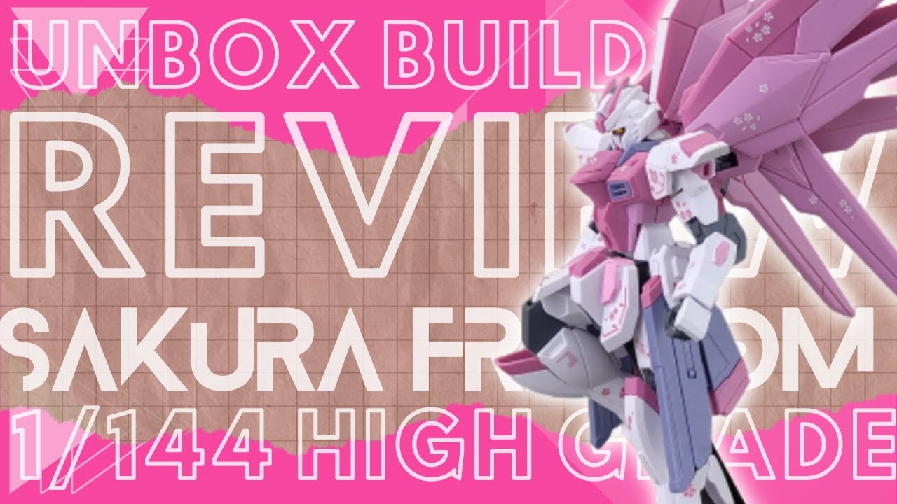 JMS High Grade Gundam Freedom Sakura Version #gunpla #sakura # ...
