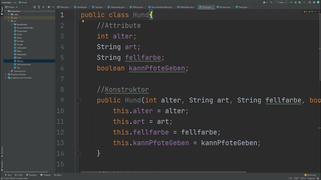 Konstruktoren für FORTGESCHRITTENE - Java Programmieren Lernen - 34 ...
