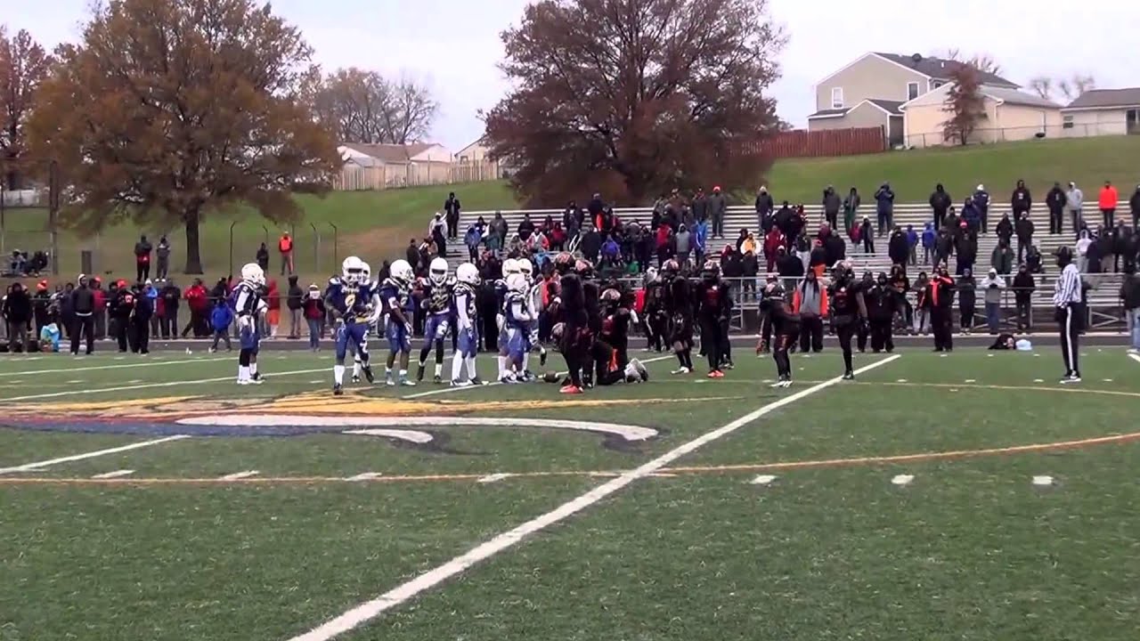 POP WARNER D1 FOOTBALL Watkins Hornets vs South County Chargers - YouTube
