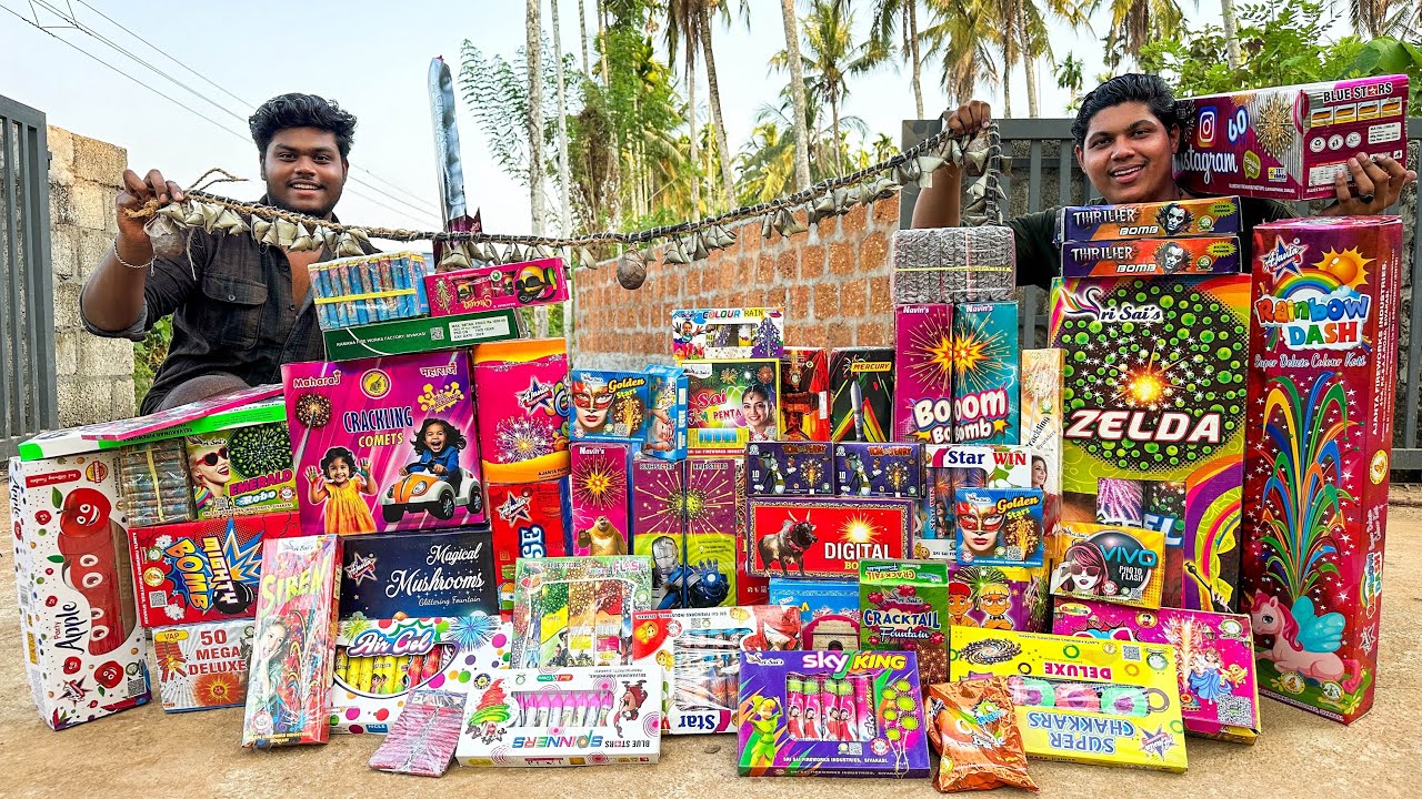 Vishu Fireworks Testing | Crackers Lighting Festival | - YouTube