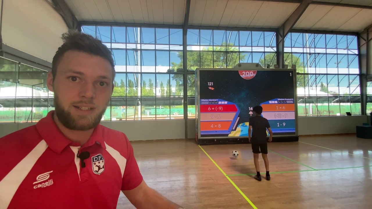MultiBall Soccer Training with Math Mission - YouTube