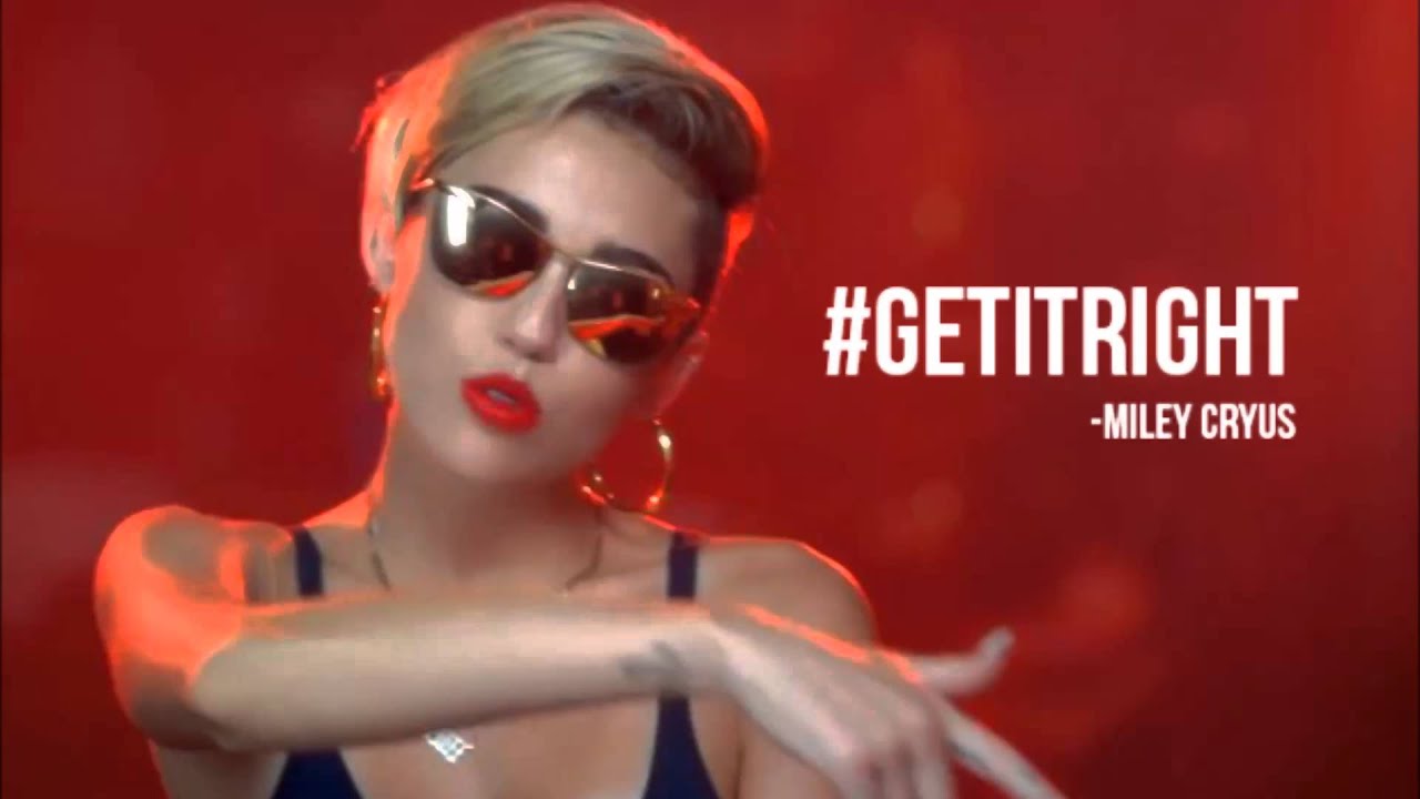 [Male Version] - Get It Right - Miley Cyrus - YouTube