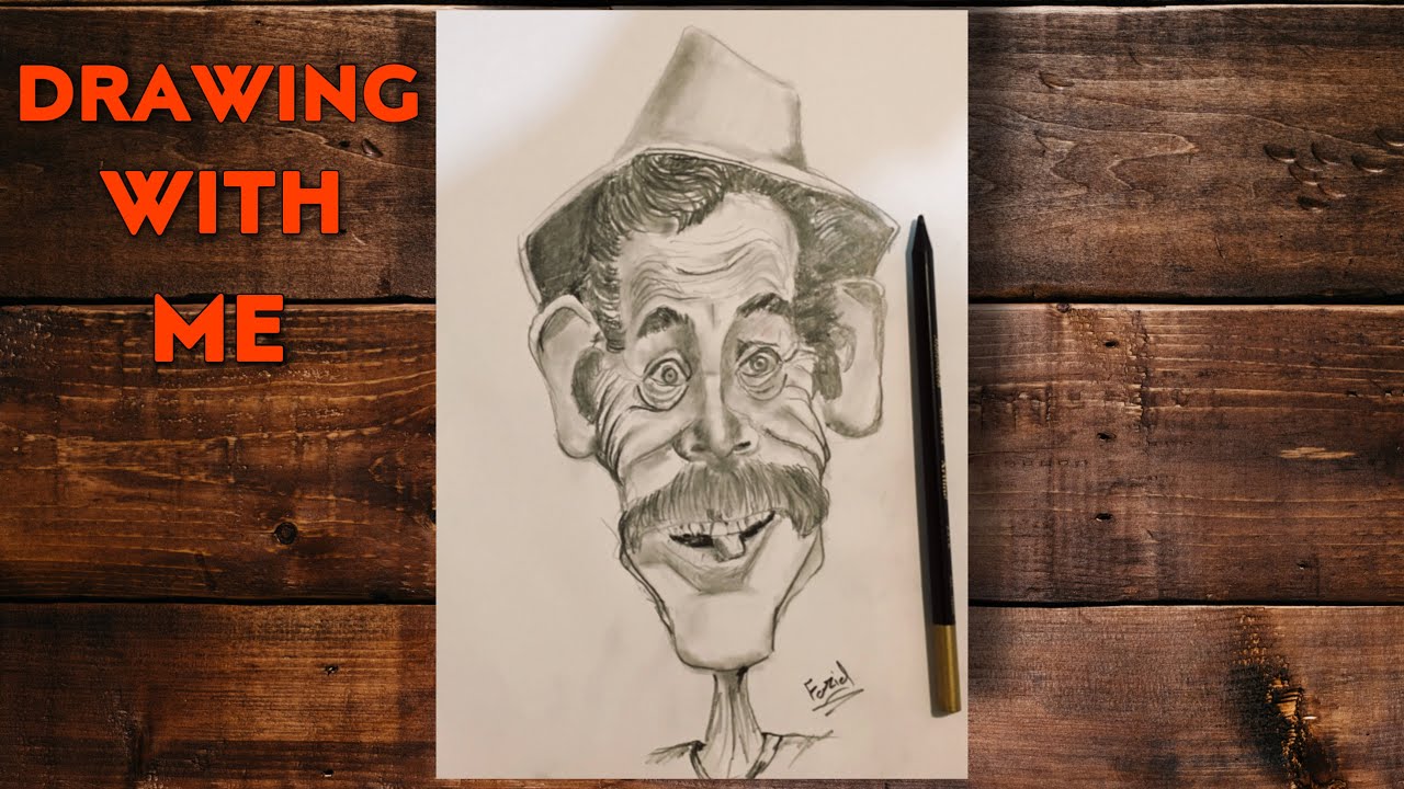 How to draw a fantasy face in an easy way - YouTube