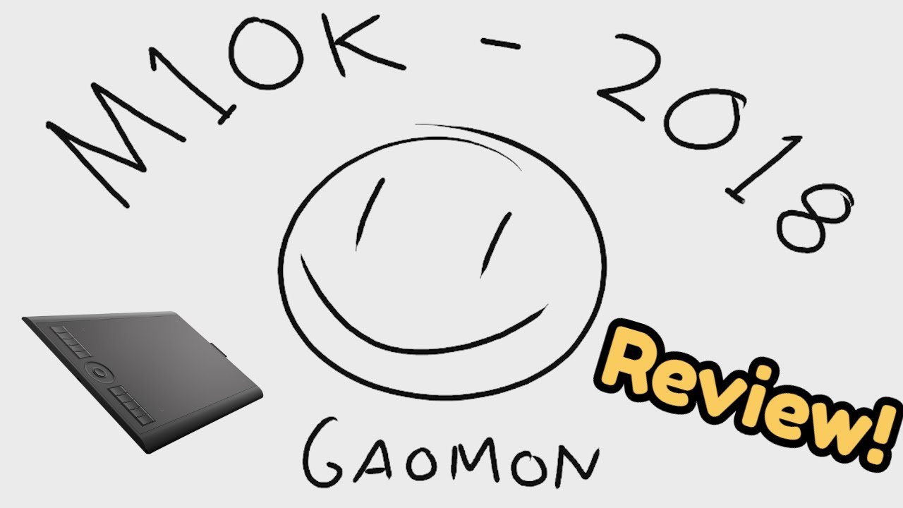 GAOMON TABLET REVIEW + UNBOXING - M10K 2018 - YouTube