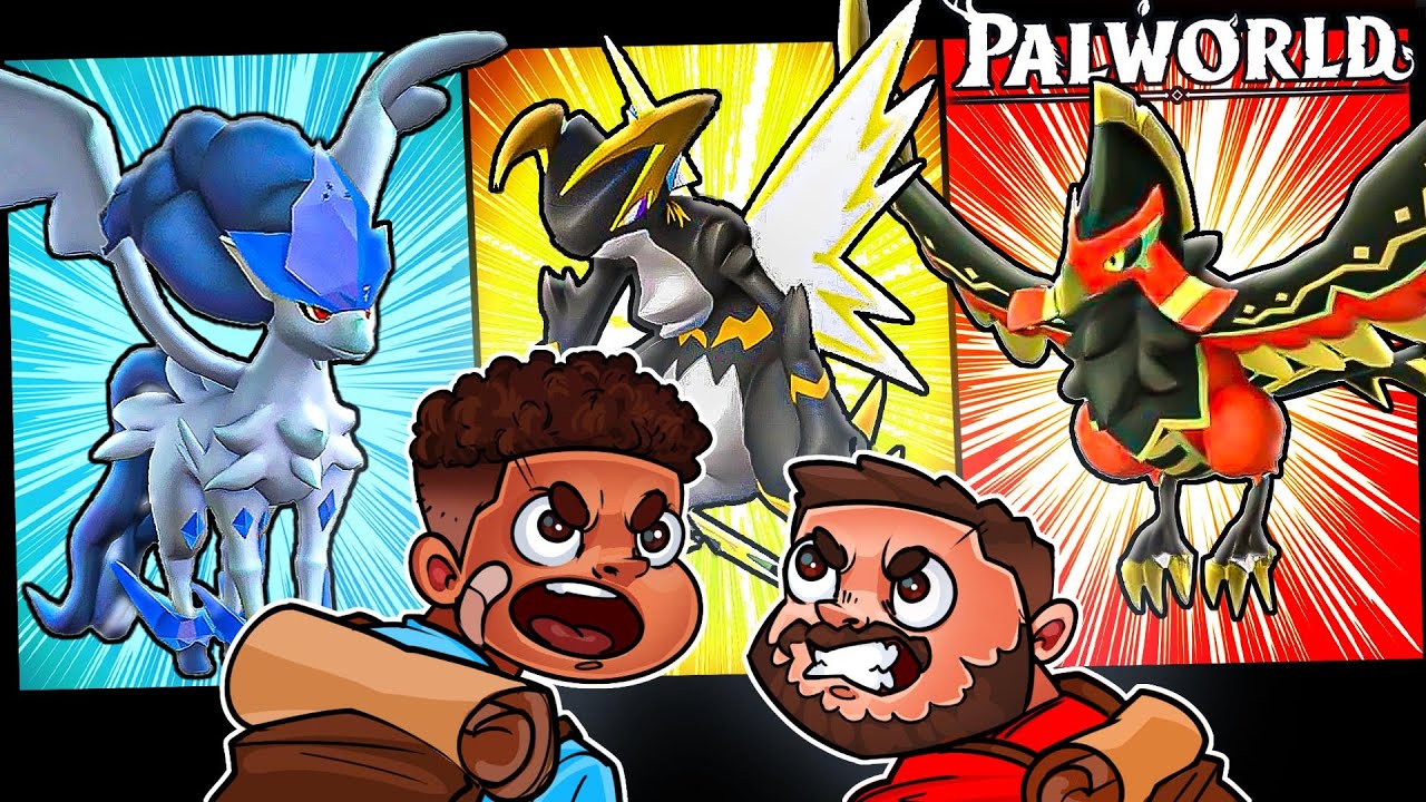 Fighting the final bosses in Palworld (ft. @CouRageJD ) - YouTube