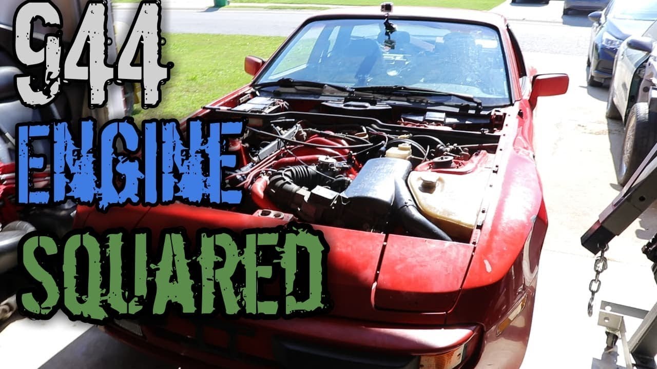 Porsche 944 Engine Flip Part:3 Swap Complete. - YouTube