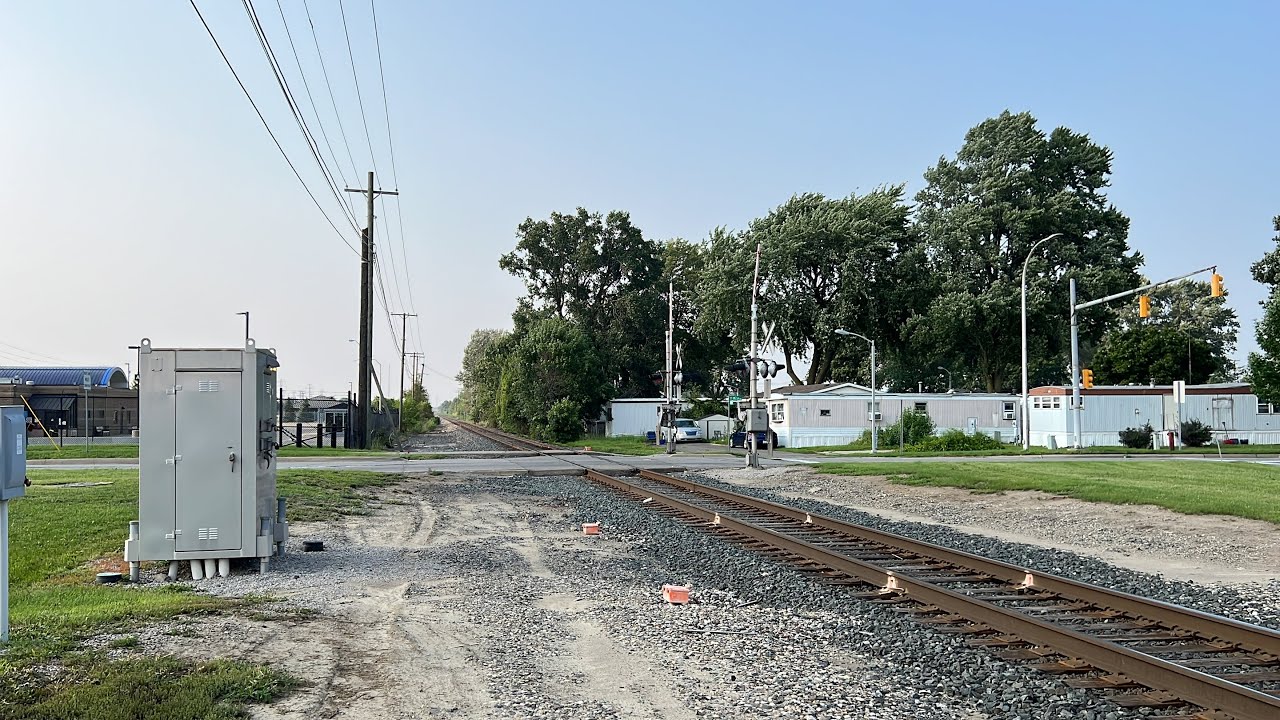 11 Mile Road Railroad Crossing Tour (Sterling Secondary), Center Line ...