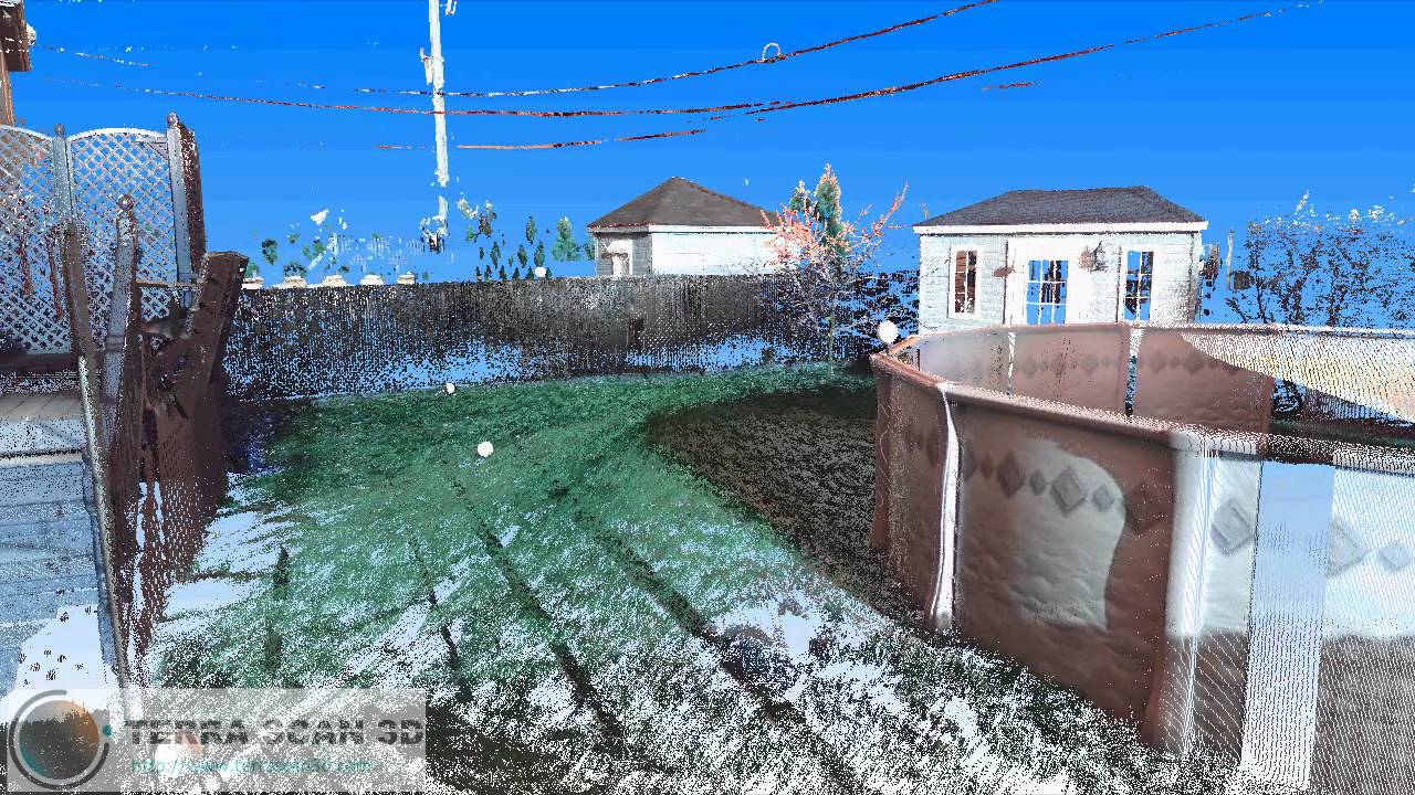TerraScan 3D - Maison point clouds HD - YouTube