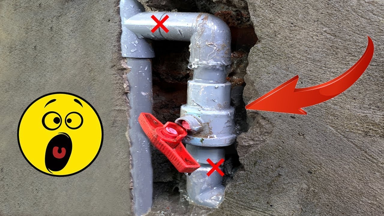 Plumbing Genius: Secret Trick to Fix Your Broken wall Water Lock! - YouTube