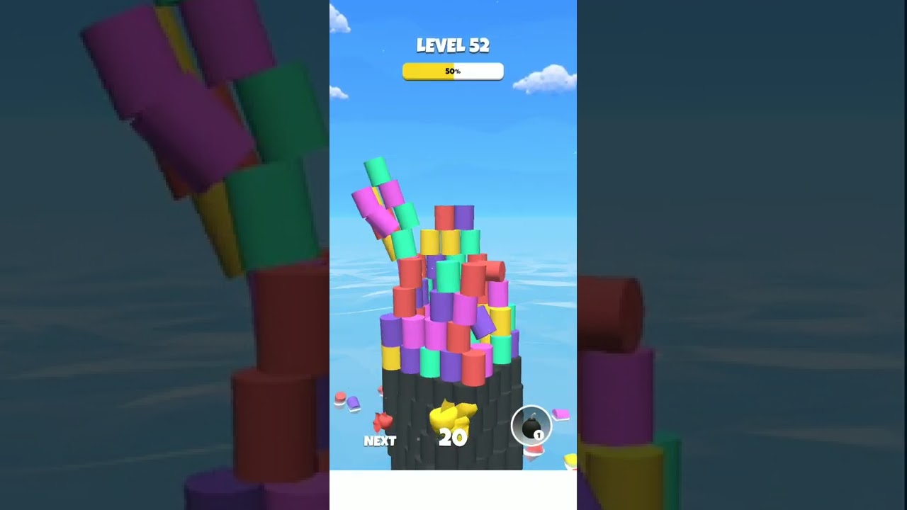Tower Color game level 52 #||All best game talent - YouTube