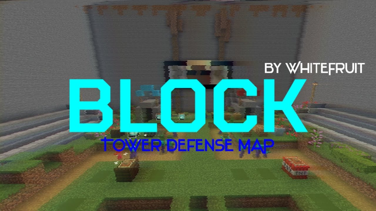 MCPE Tower Defense Map | Block! tower defense v3.0.0 | Gameplay ...