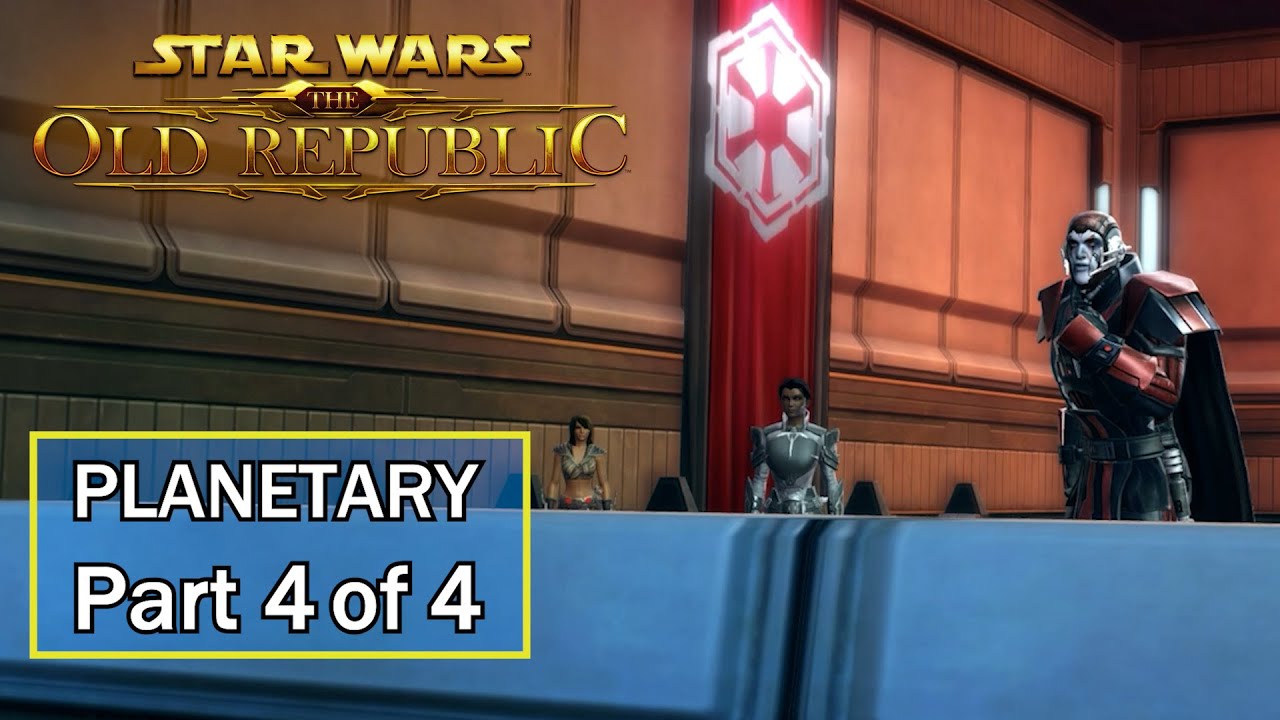 SWTOR: Light Side Sith Warrior - Corellia Planetary Missions Part 4 of ...