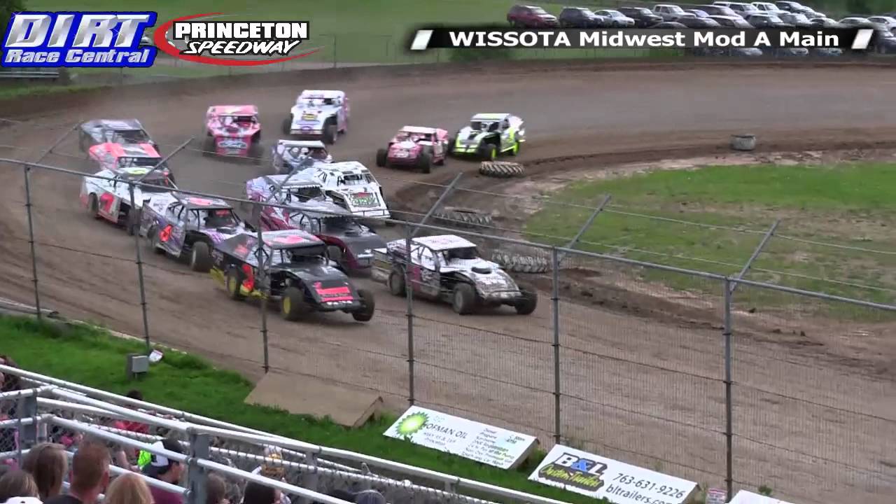 Princeton Speedway 6/27/14 WISSOTA Midwest Modified Races - YouTube