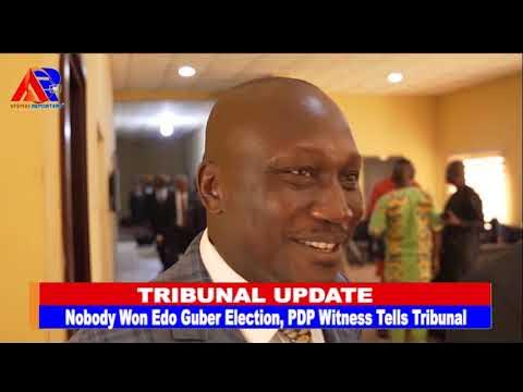 Tribunal Update: Nobody won Edo Guber Election, PDP Witness Tells Tribunal - YouTube