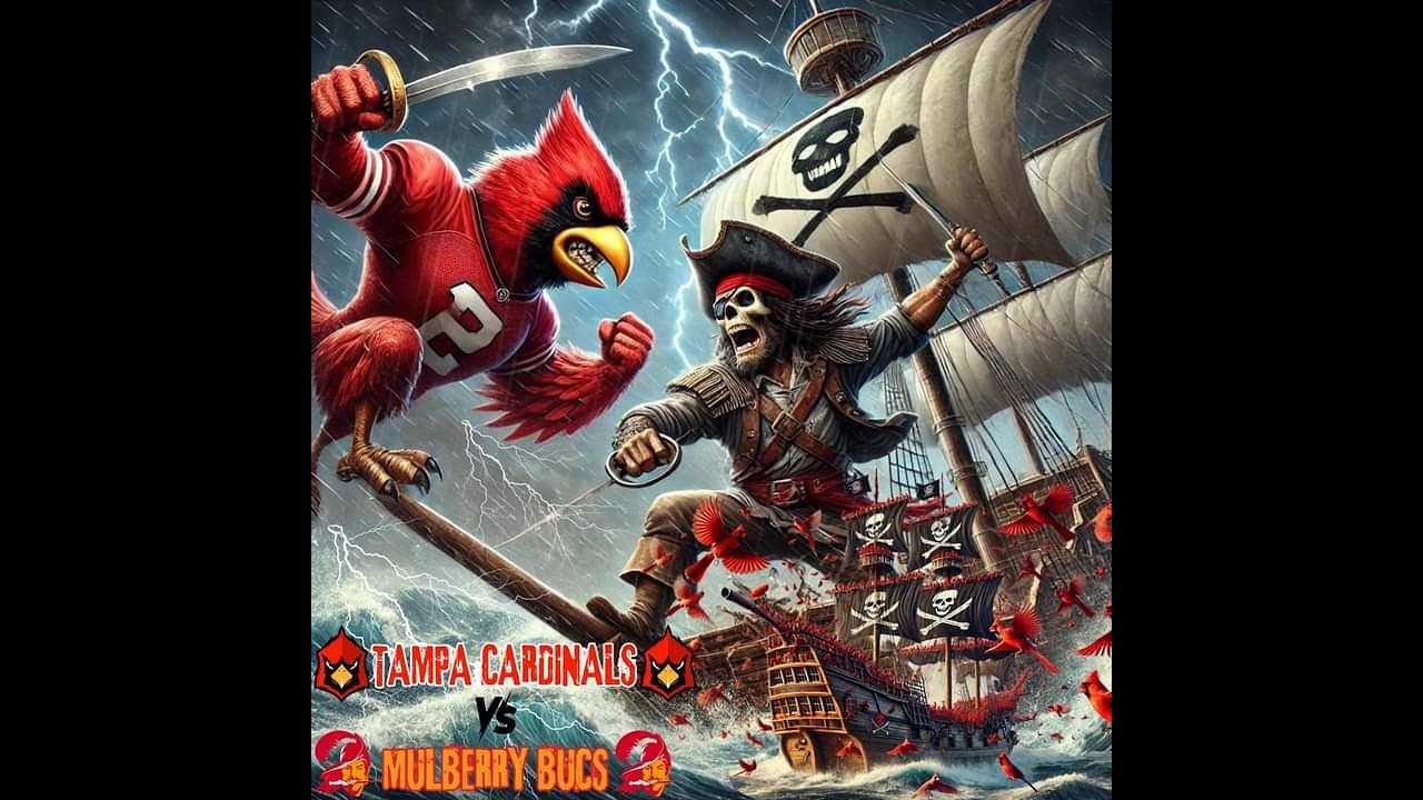 JR Tampa Bay Cardinals vs Mulberry Buccaneers - YouTube