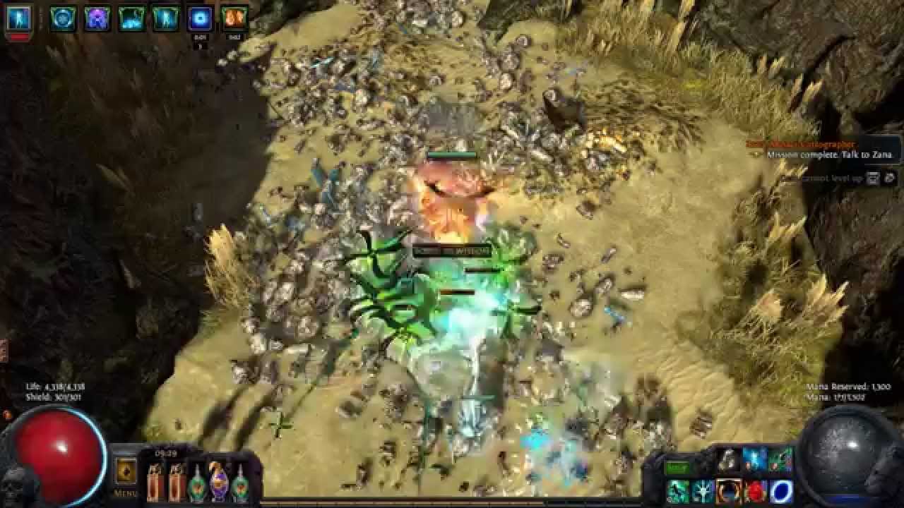 Path Of Exile Machine Gun EK - YouTube