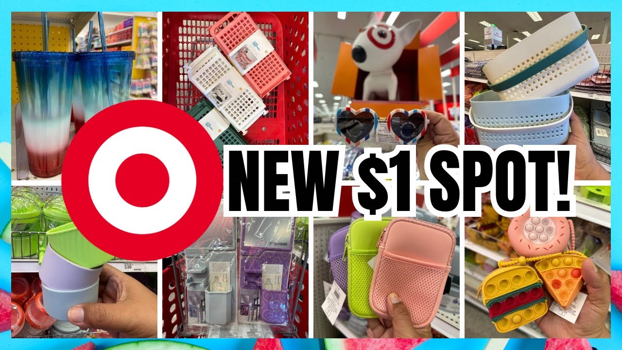 let's go shopping at target dollar spot section! @target new $1 spot ...