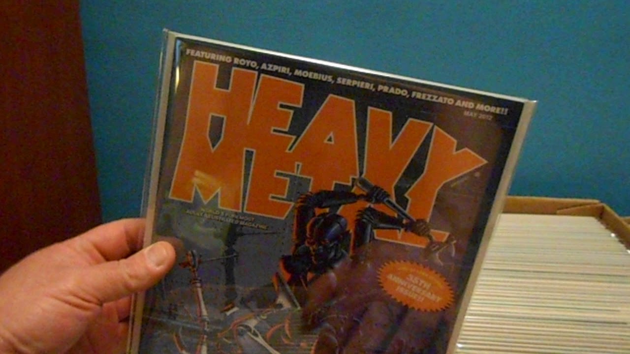 My Heavy Metal Magazine Collection is complete! 7 Years of Bliss - YouTube