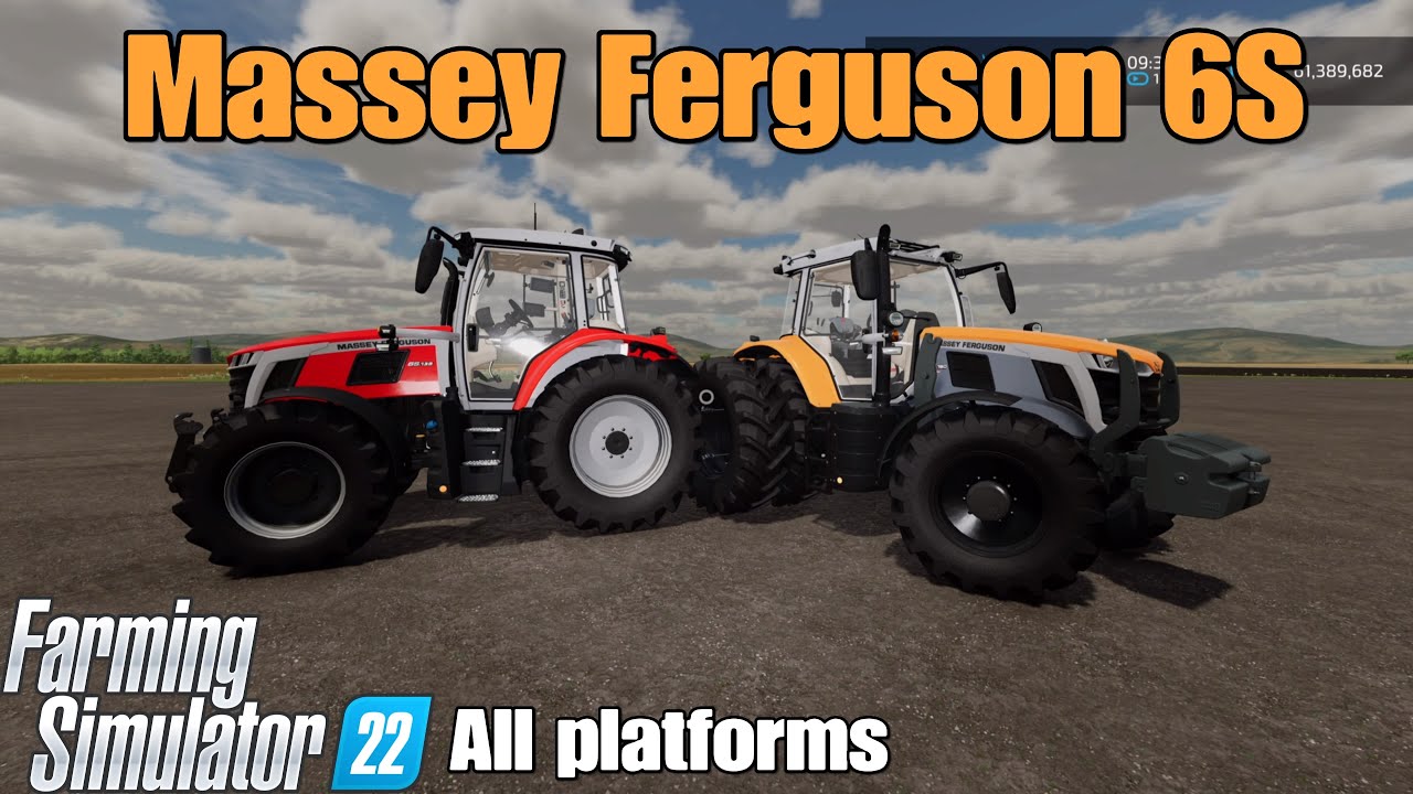 Massey Ferguson 6S / FS22 mod for all platforms - YouTube