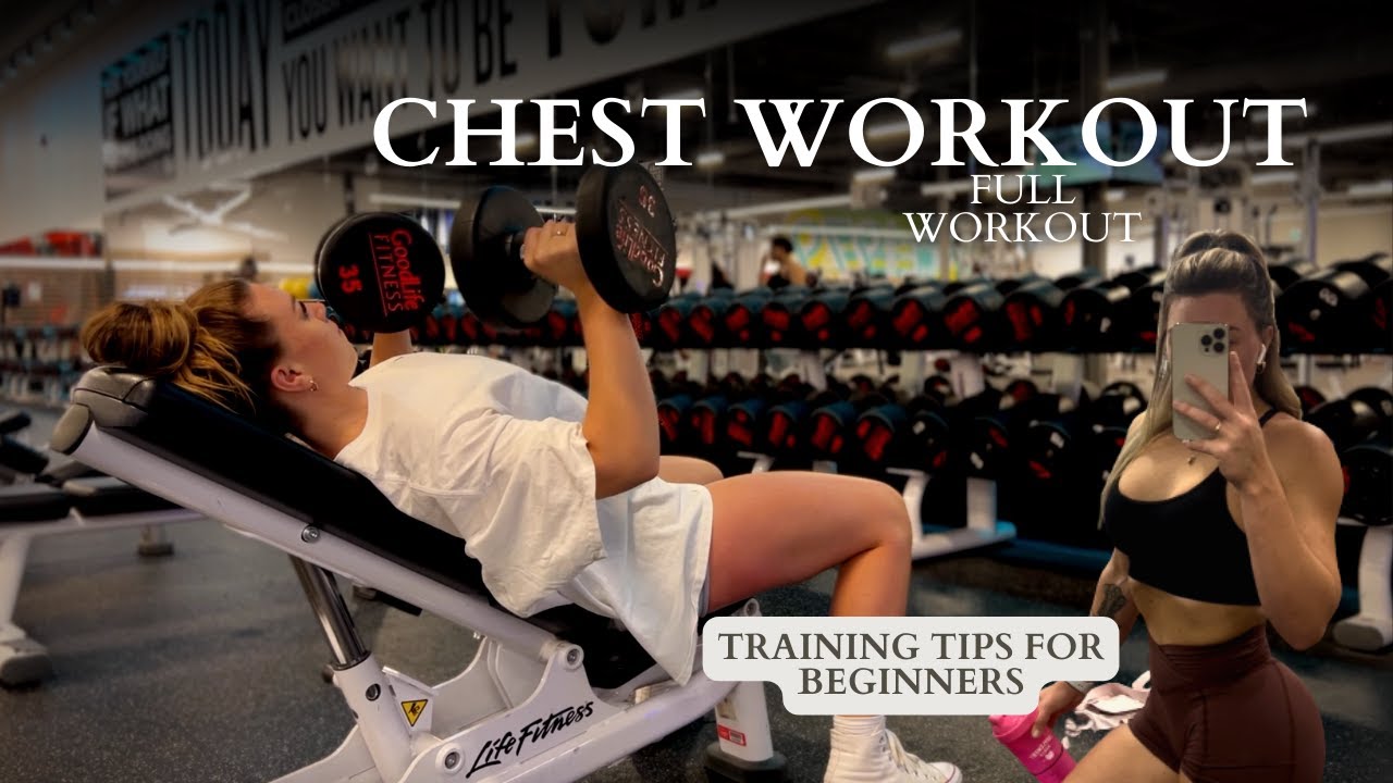 CHEST WORKOUT FOR WOMEN | my fav workout - YouTube